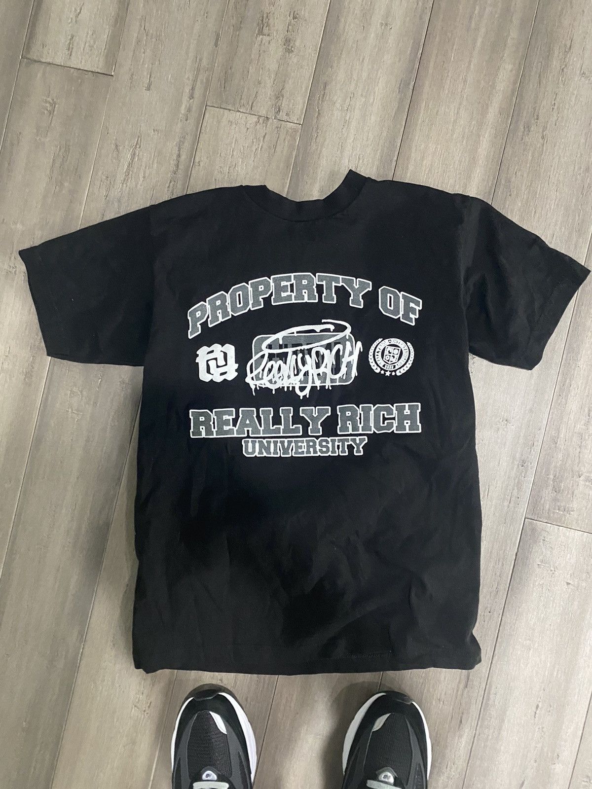 Rap Tees × Streetwear × Vintage Kankan RR Really Rich University Black ...