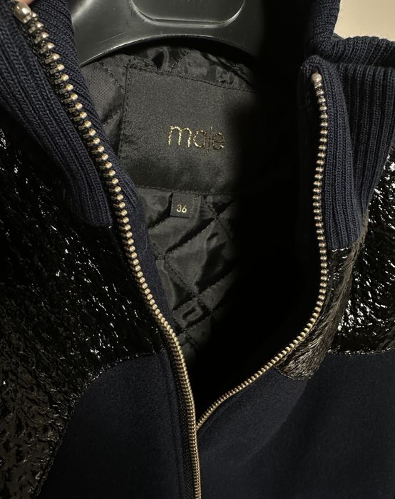 Maje Navy wool jacket | Grailed