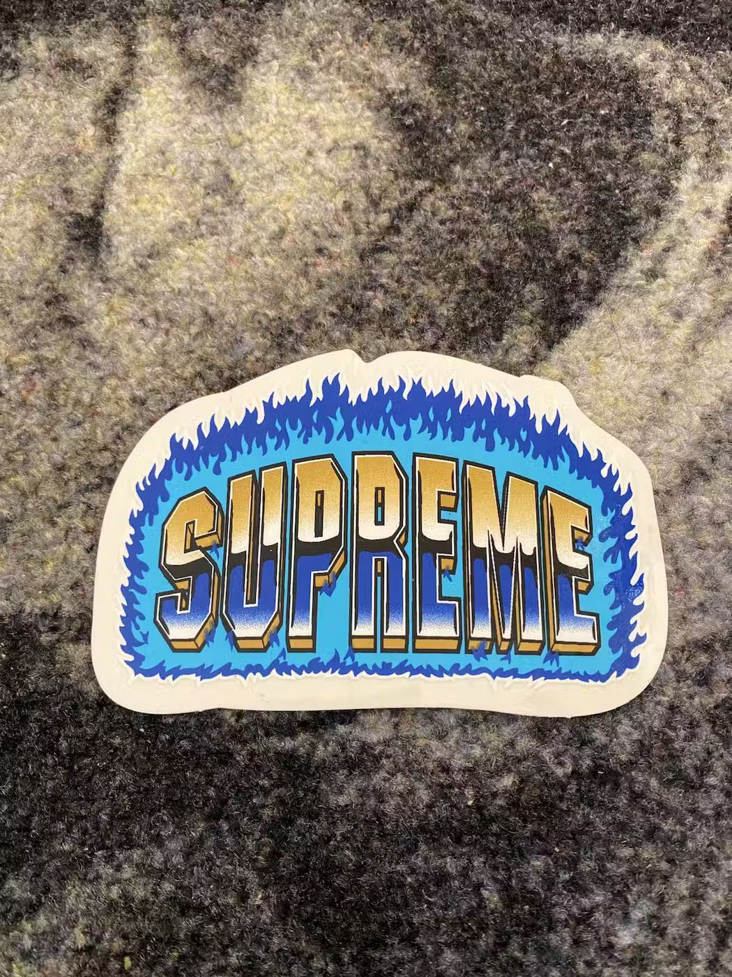 Supreme Supreme Flame Logo Sticker | Grailed