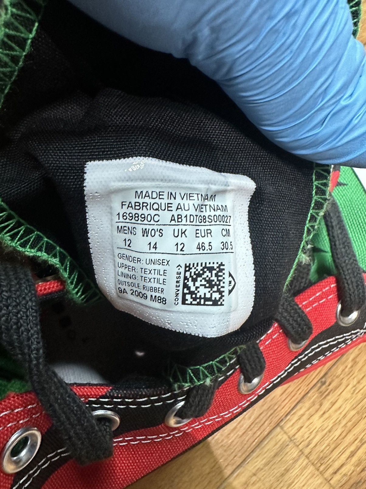 Converse Converse Denim Tears x Chuck 70 High Pan-African Flag | Grailed