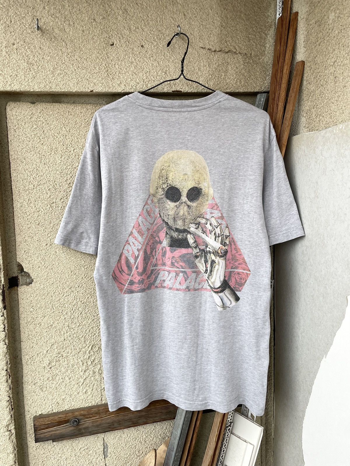 Palace Palace Skateboards Skeledon Smoking Tri-Ferg T-Shirt | Grailed
