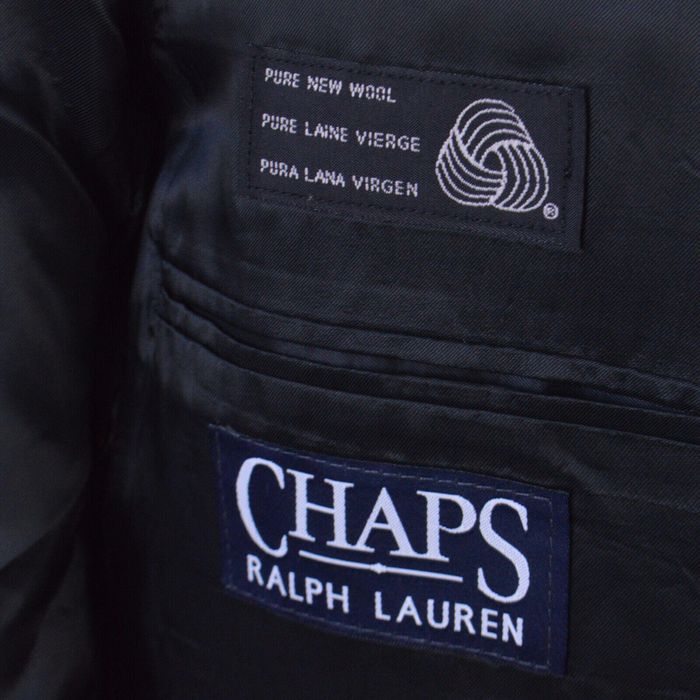 Chaps Ralph Lauren NEW Chaps Ralph Lauren Mens Sportcoat 44R Grey Black Wool | Grailed