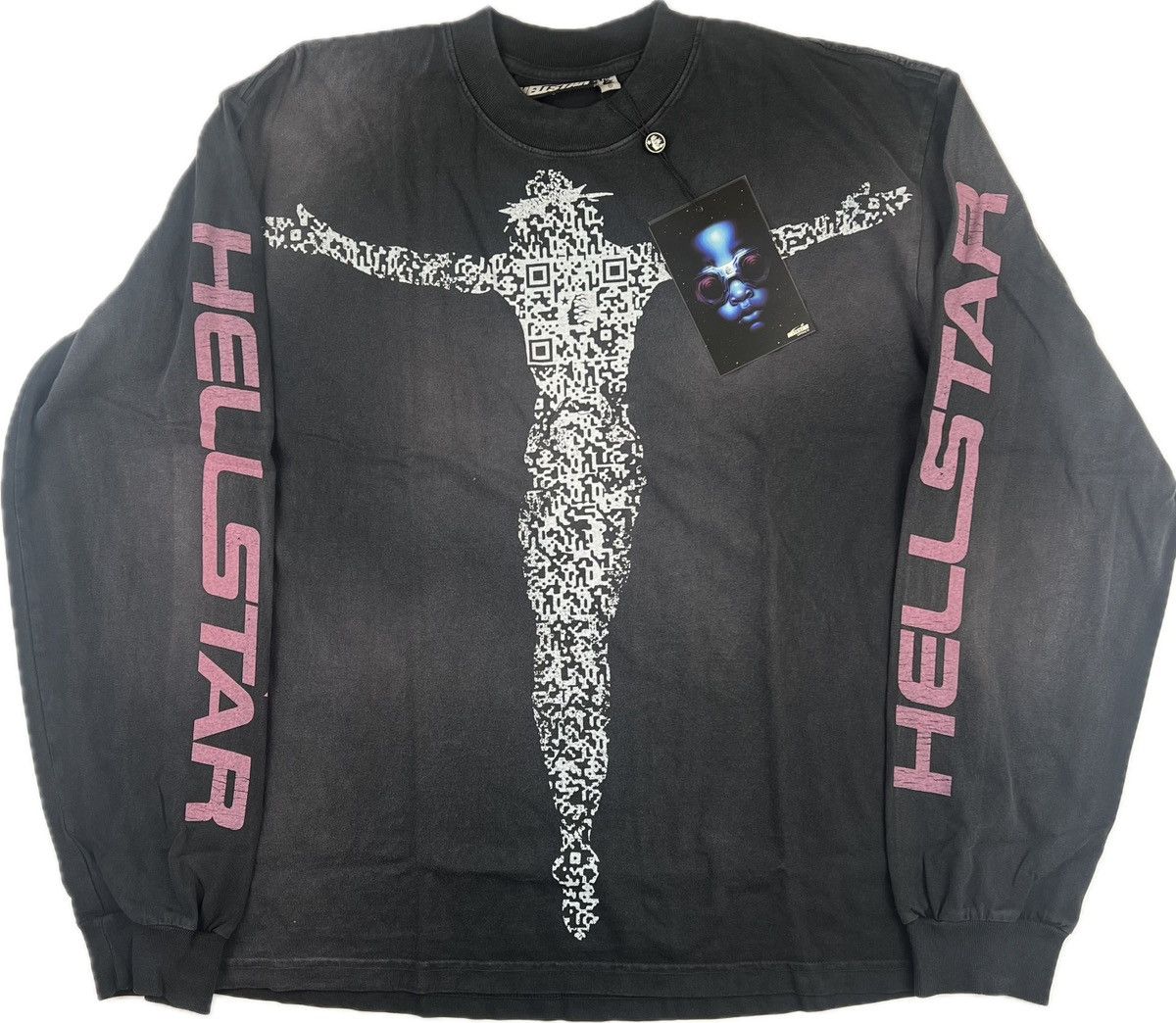 HELLSTAR Hellstar QR Code Long Sleeve T-shirt | Grailed