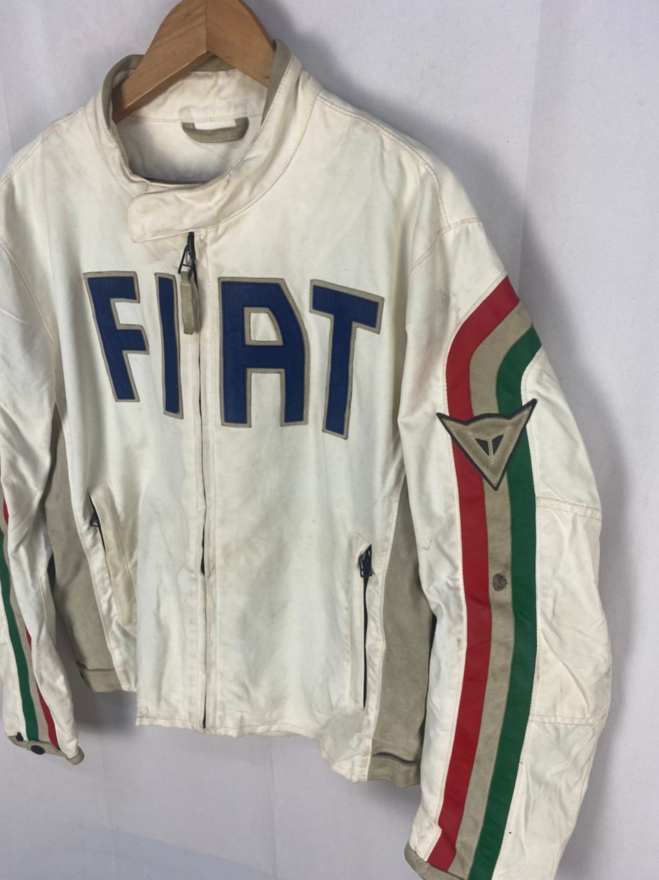 Dainese × Sports Specialties × Vintage Vintage fiat leather zipper ...