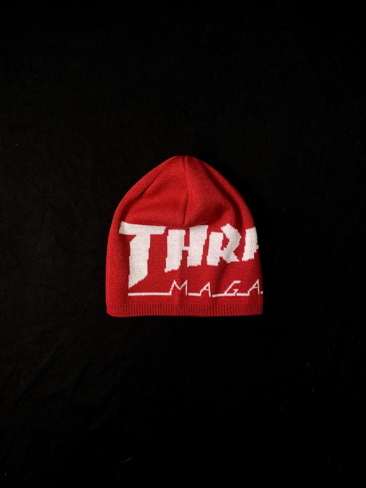 Thrasher Rare Thrasher Magazine Classic Logo No Cuff Knit Beanie Hats ...