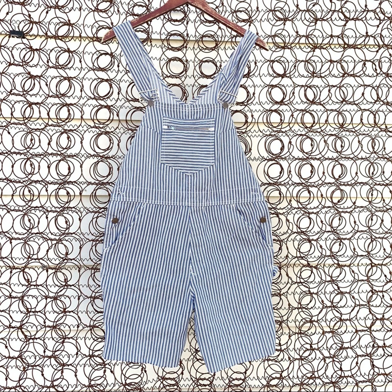 Sears Vintage Sears JR Bazaar railroad stripe shortalls Size 11 | Grailed