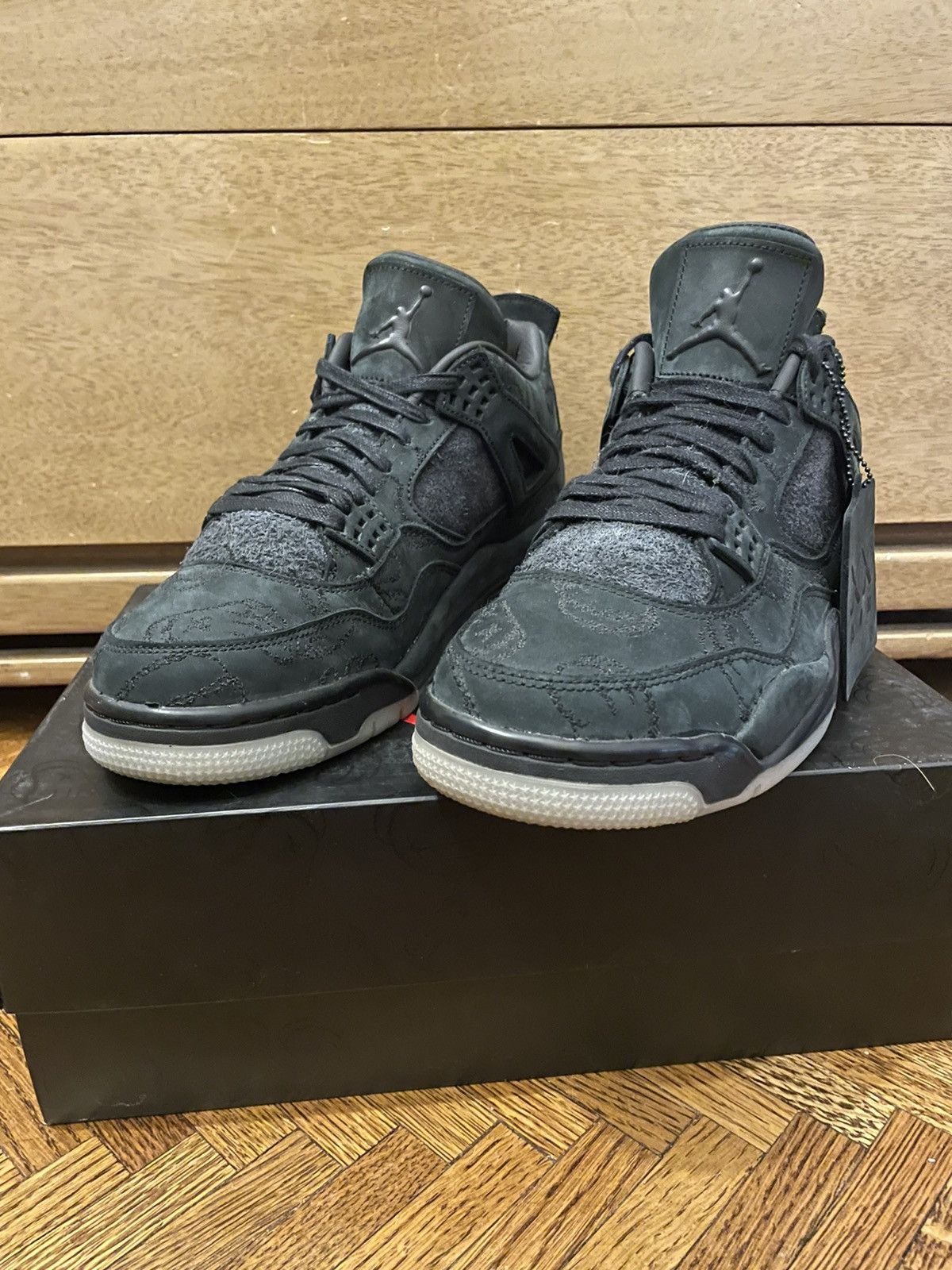 Jordan Brand × Kaws Jordan 4 Kaws (Black) | Grailed