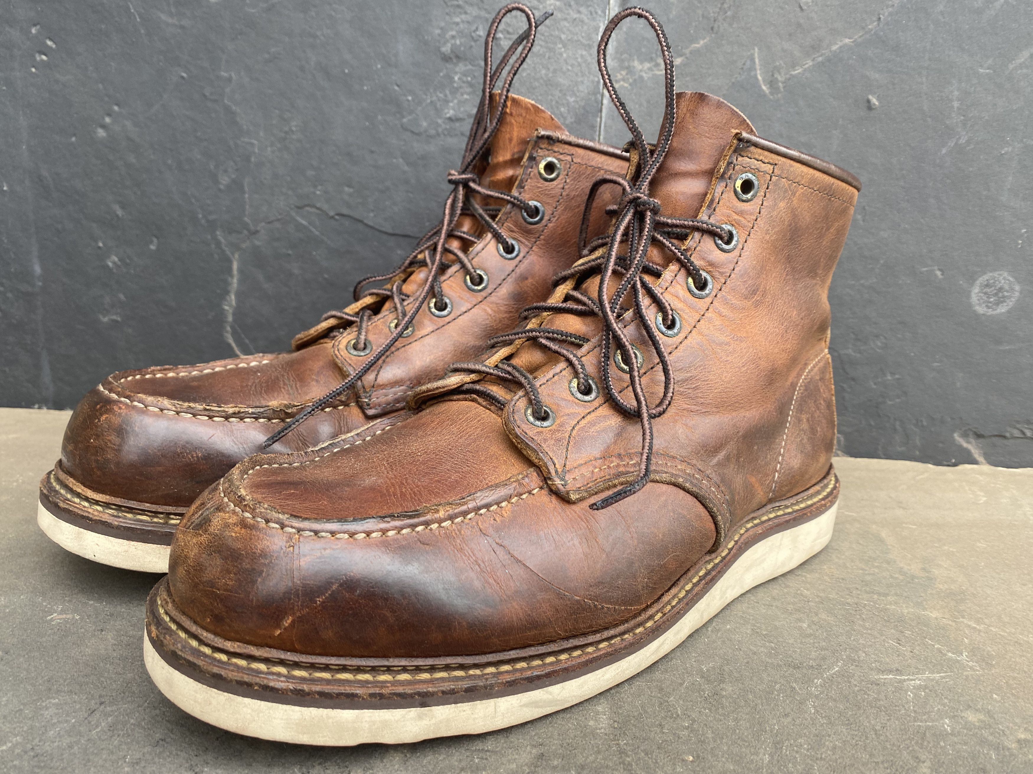 Red Wing Red Wing 1907 Copper Rough & Tough Moc Toe Boots | Grailed