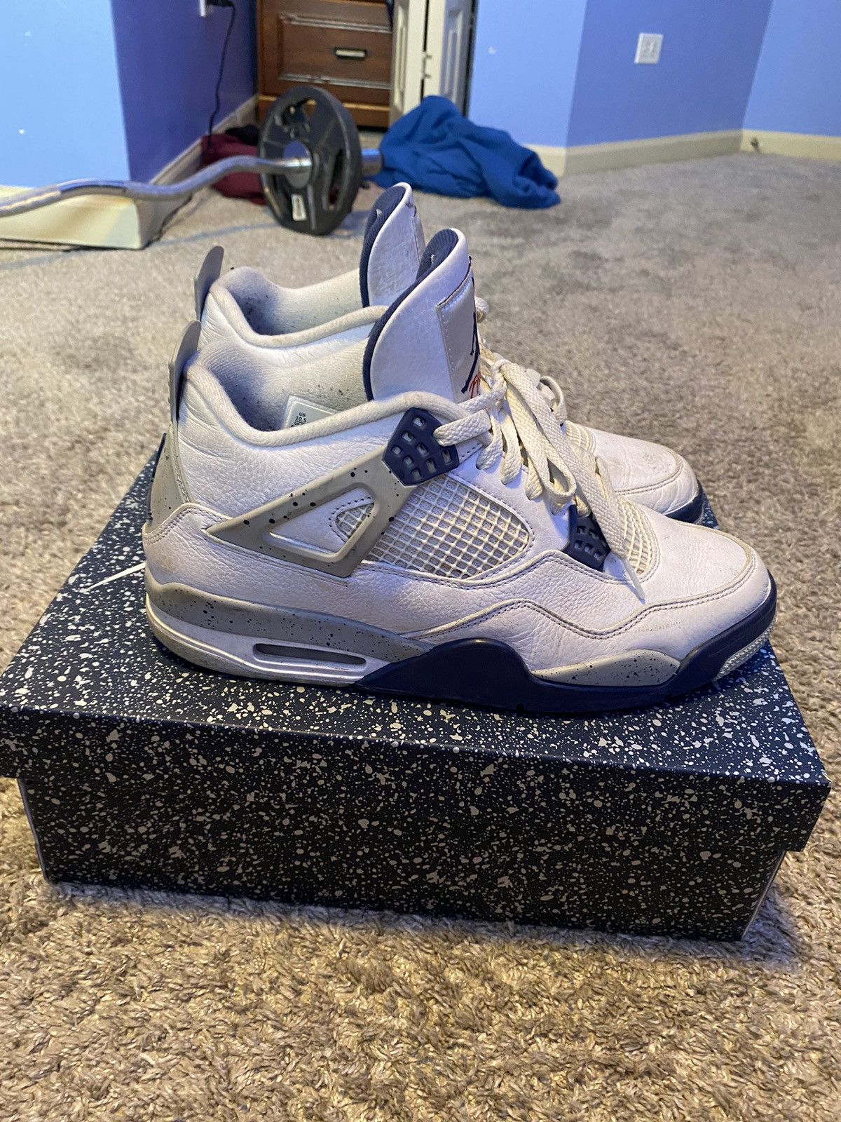 Jordan Brand Jordan 4 midnight navy | Grailed