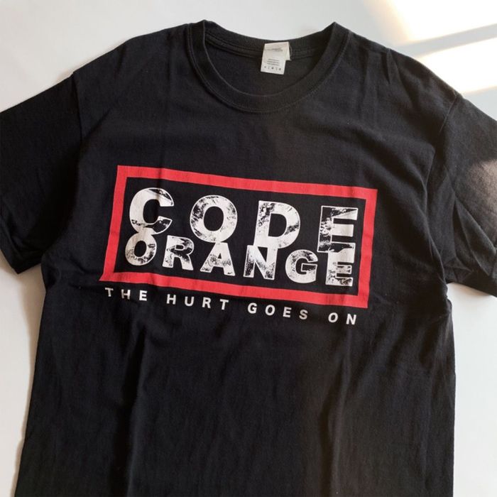 Rock Band Code Orange Band the hurt goes on black T-Shirt | Grailed
