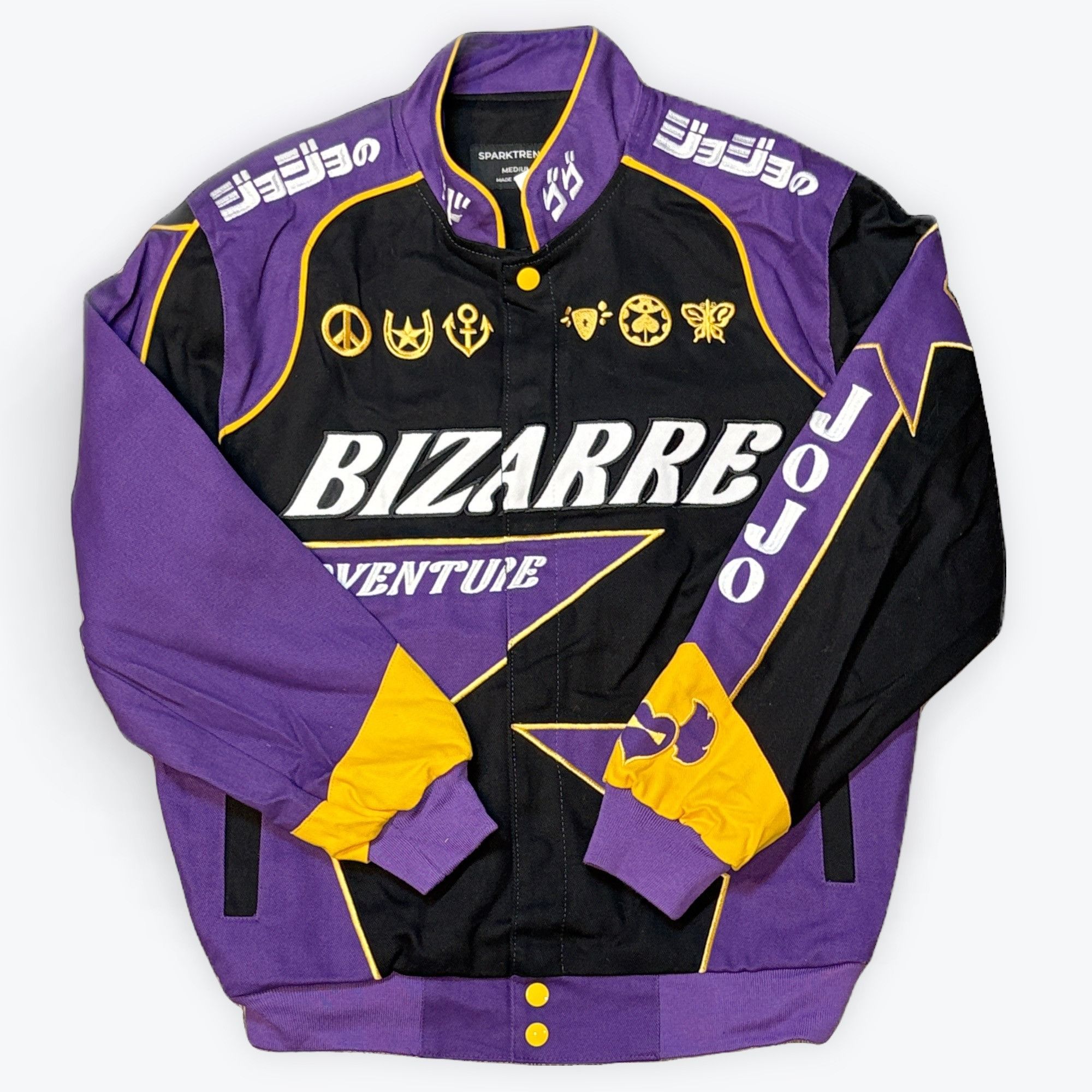 Other M - Jojo’s Bizzare Adventure Purple Racing Jacket | Grailed