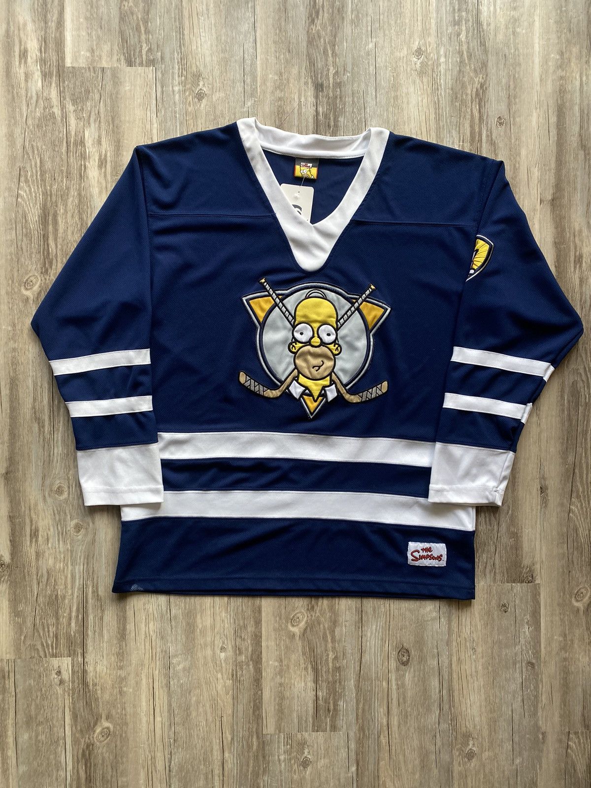 The Simpsons × Vintage Vintage Y2K The Simpsons Hockey League Homer ...