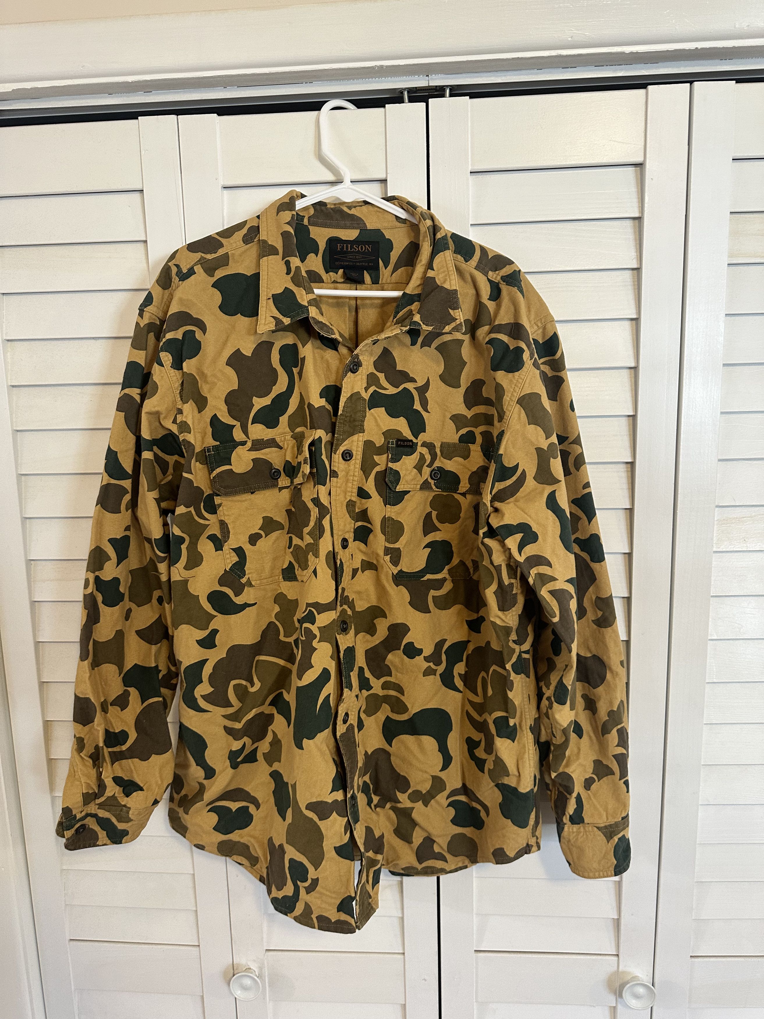 Filson Filson Field Flannel Shirt Shrub Camo | Grailed