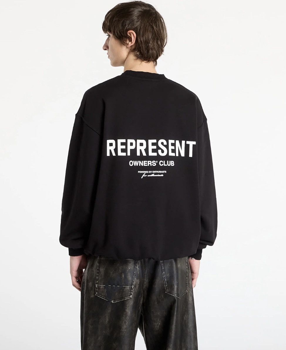 Represent Clo. Represent Owners’ Club Big Logo Oversized Black ...