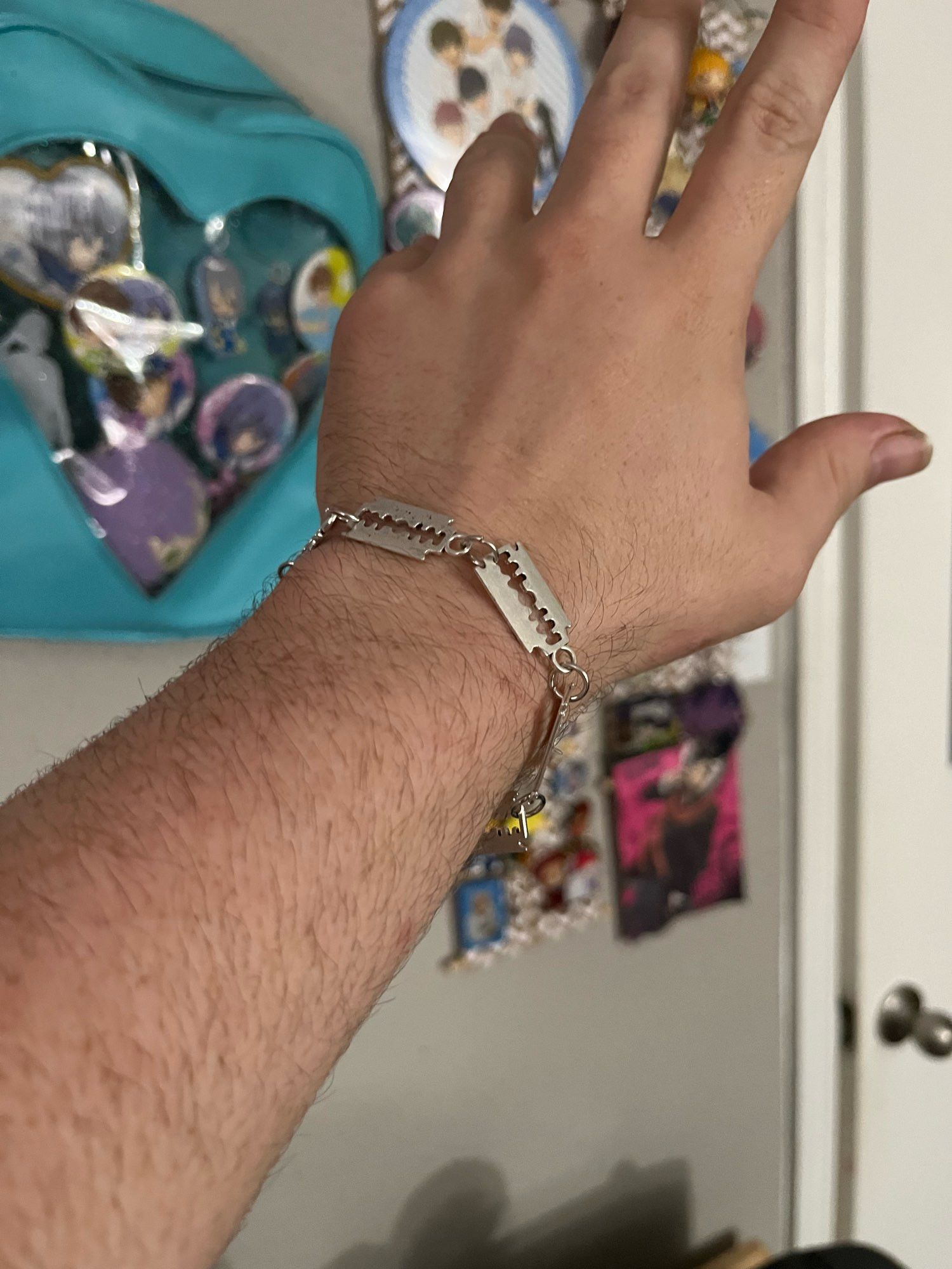 Chain Trendy razor Blade Bracelet | Grailed