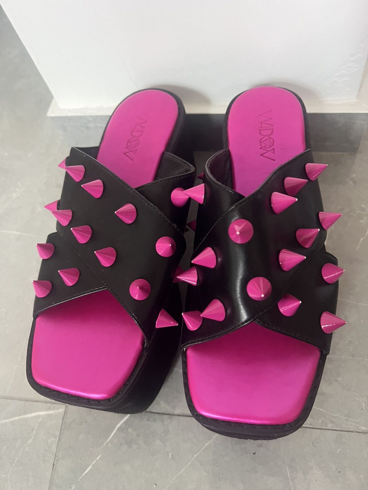 Vintage Widow brand lightweight platforms - punky/rave shoe! | Grailed