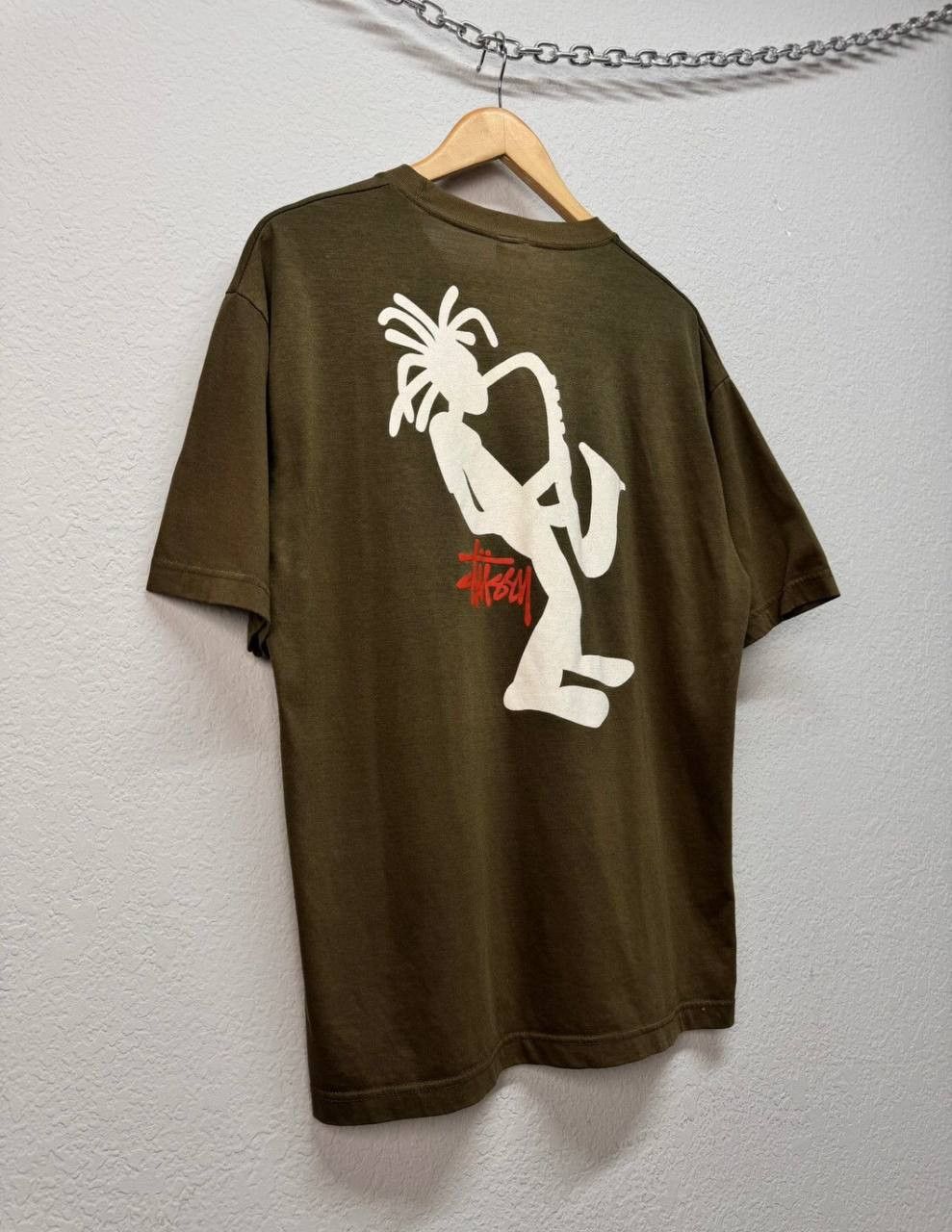 Stussy × Vintage Stussy All That Jazz Stickman Vintage Rasta Tee | Grailed