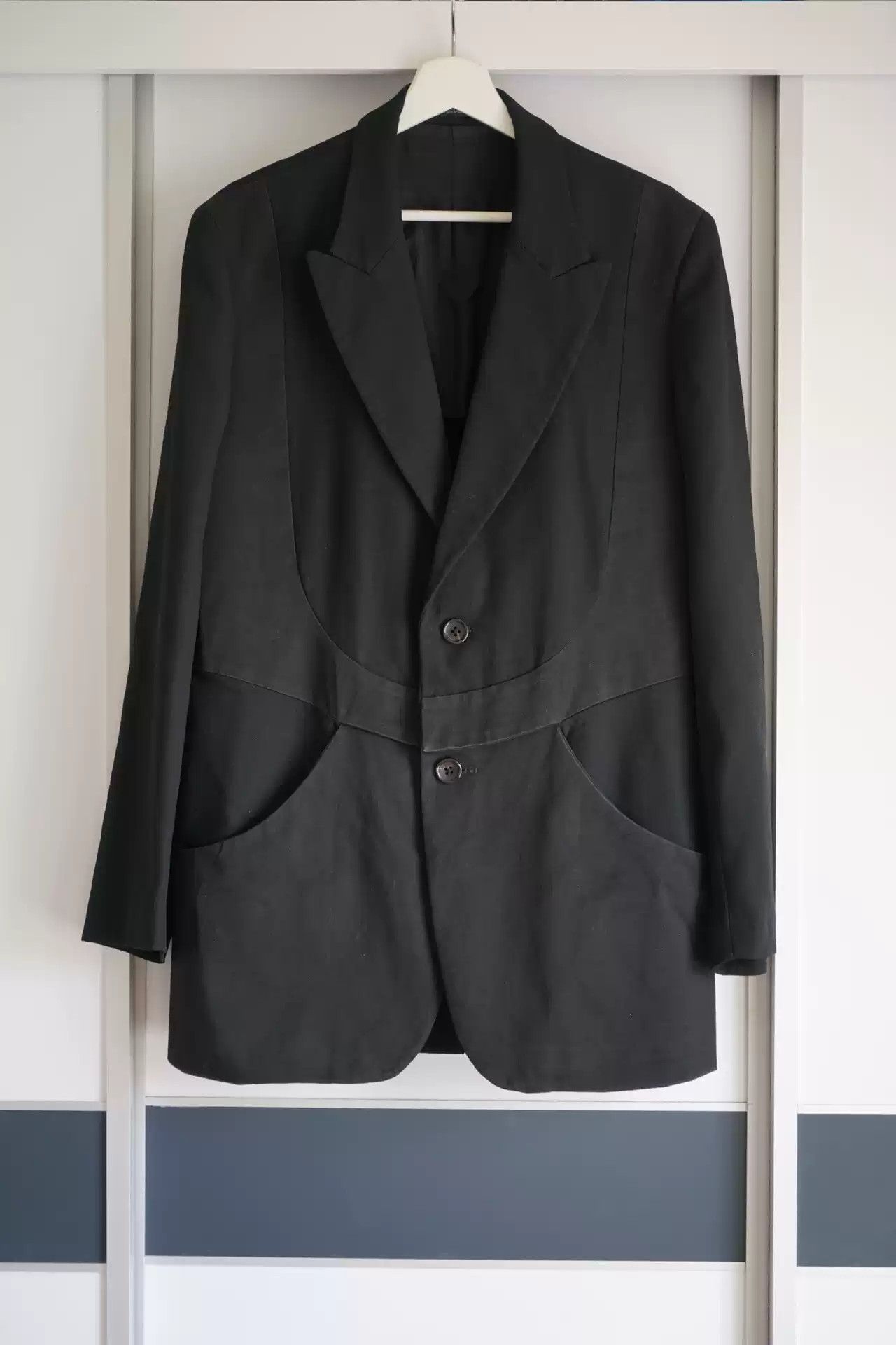 Yohji Yamamoto Yohji Yamamoto 07ss Structure Patchwork Blazer | Grailed
