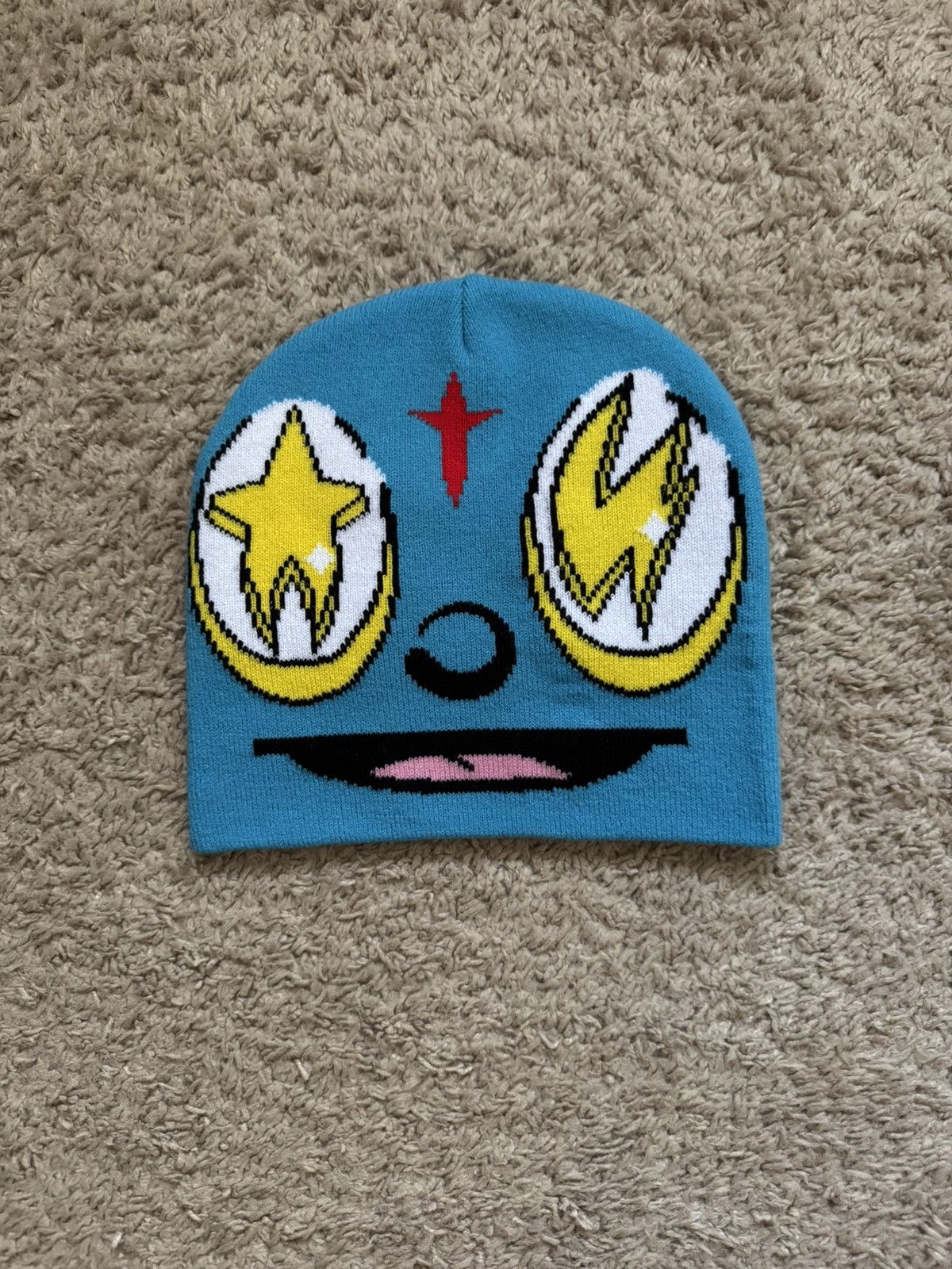 Glo Gang × Streetwear Glogang Chief Keef Star Bolt Glo turquoise beanie ...