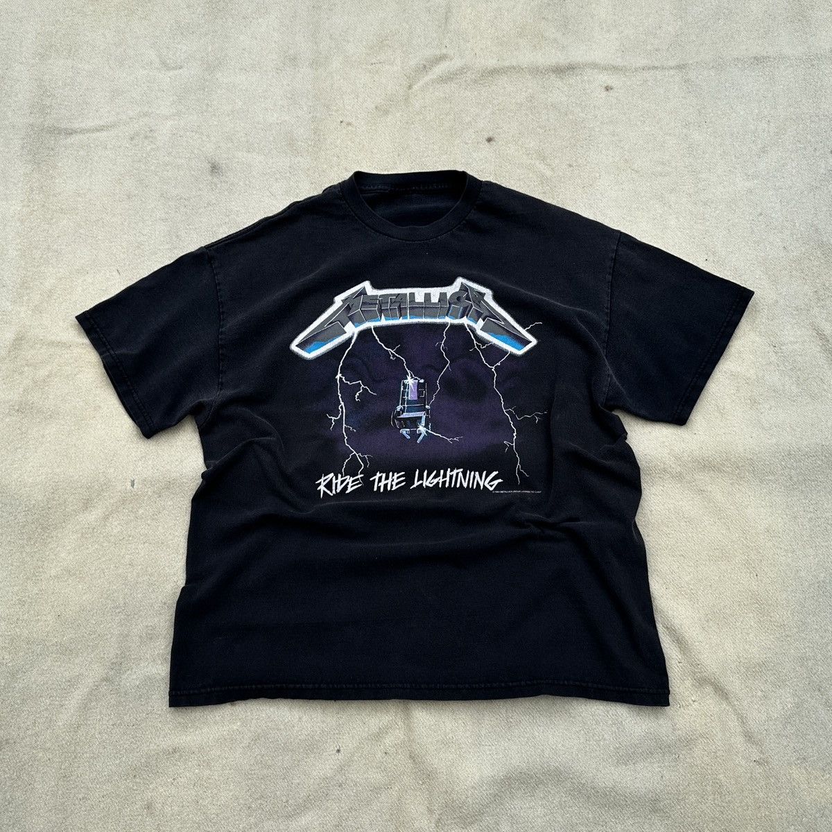 Vintage Vintage Metallica Ride the Lightning Band T-shirt | Grailed