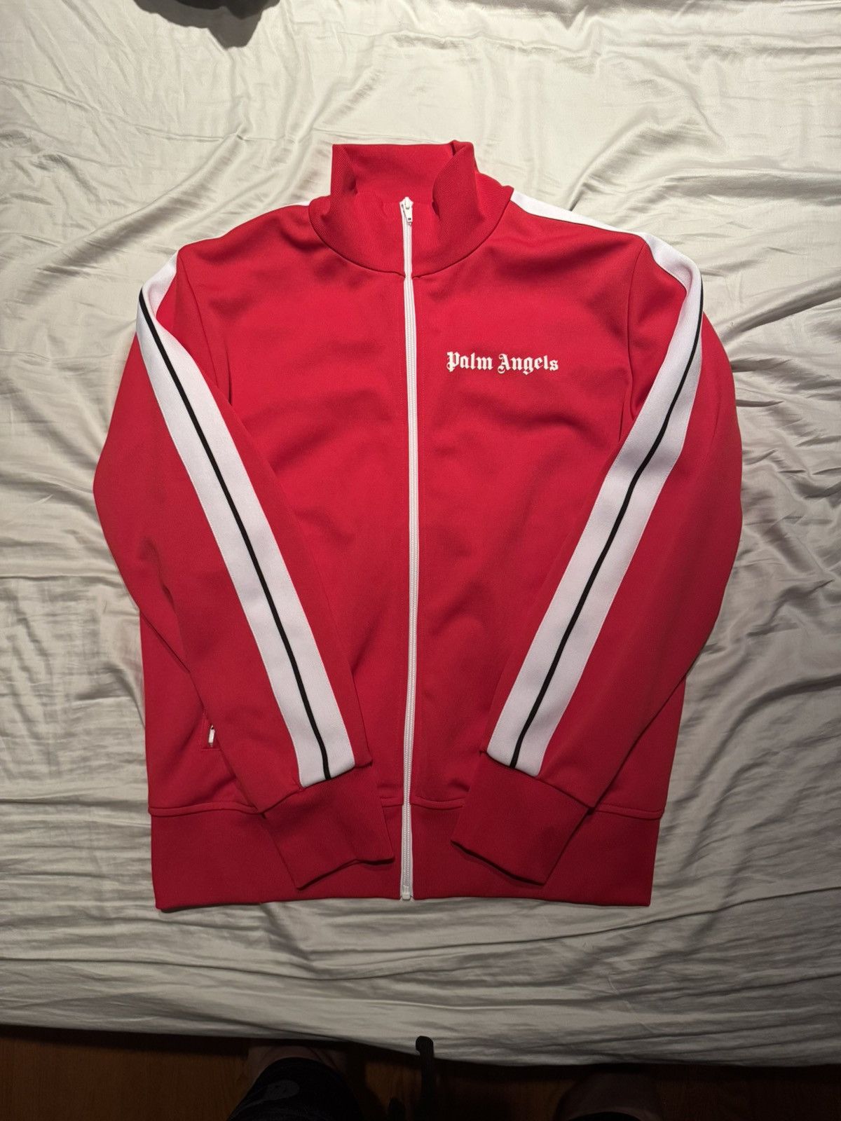 Palm Angels Palm Angels Red Track Jacket Large | Grailed