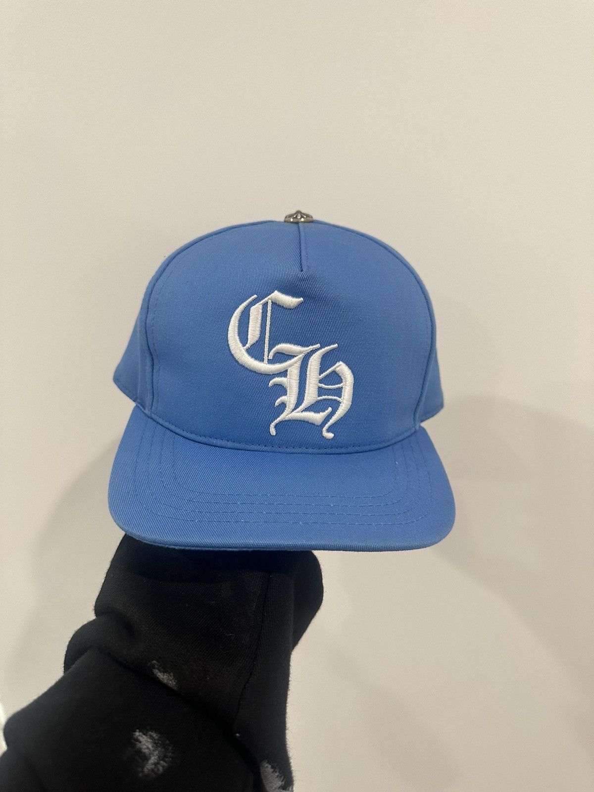 Chrome Hearts Chrome Hearts Baby Blue Logo Hat | Grailed