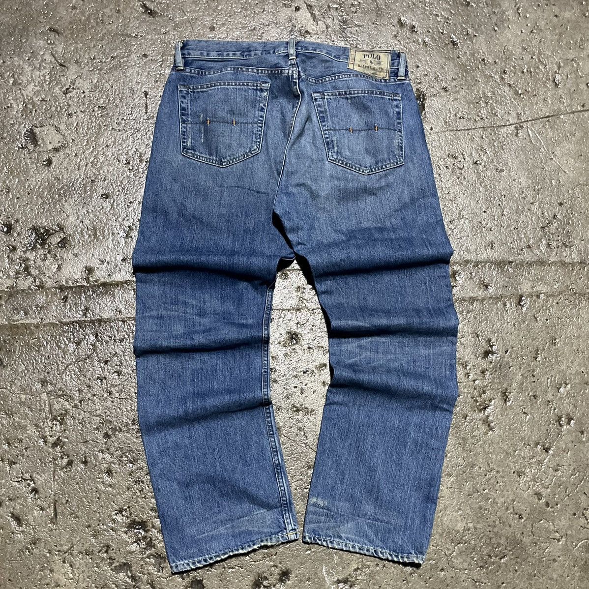 Polo Ralph Lauren × RRL Ralph Lauren × Vintage Crazy Vintage Polo Ralph Lauren Y2K Baggy Wide ...