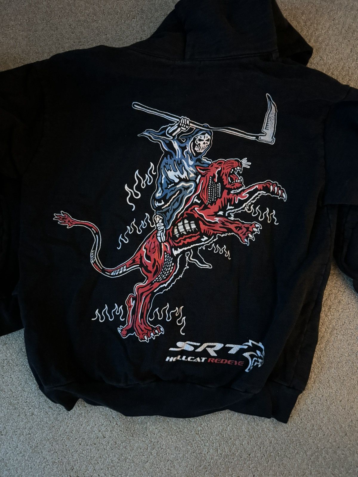 Warren Lotas Warren Lotas x SRT “Hellcat Redeye” hoodie | Grailed