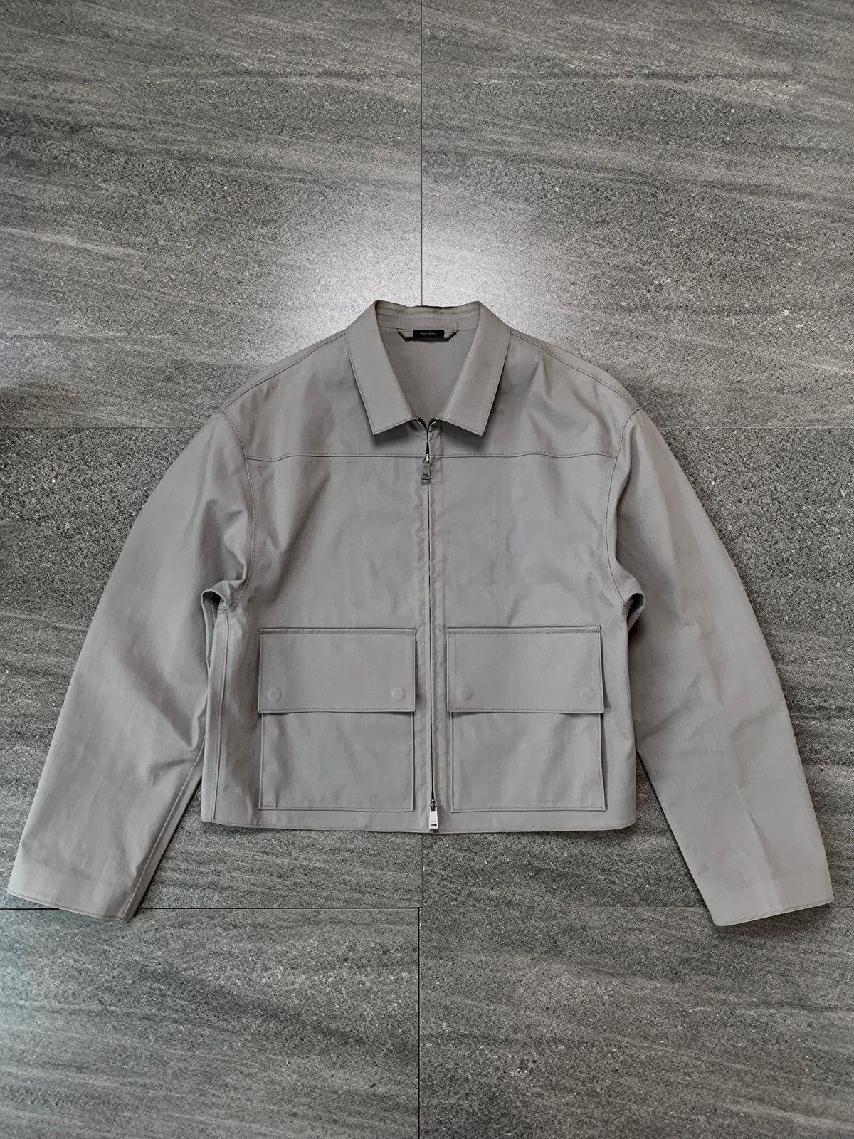 Jil Sander FREE TAX! SS17 Thick Cotton Blend Work Jacket | Grailed