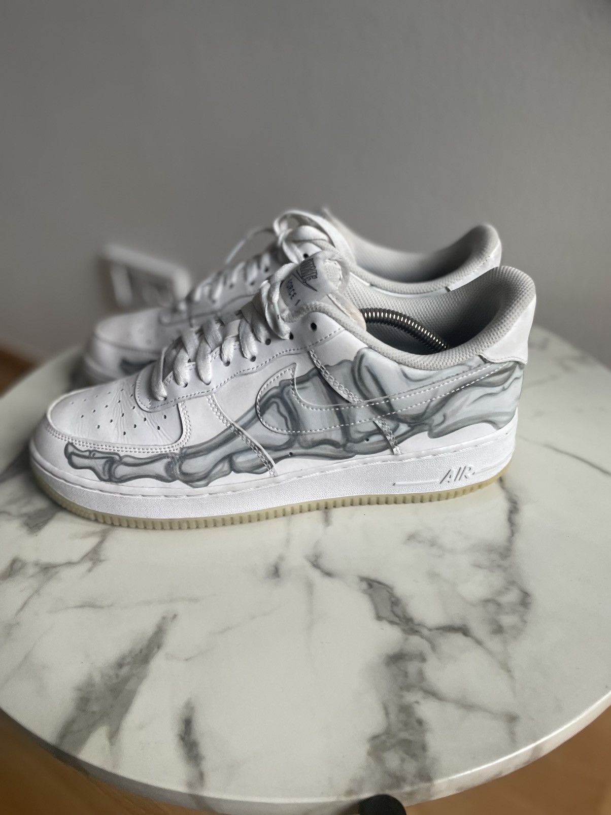 Nike Nike Air Force 1 Skeleton Halloween | Grailed