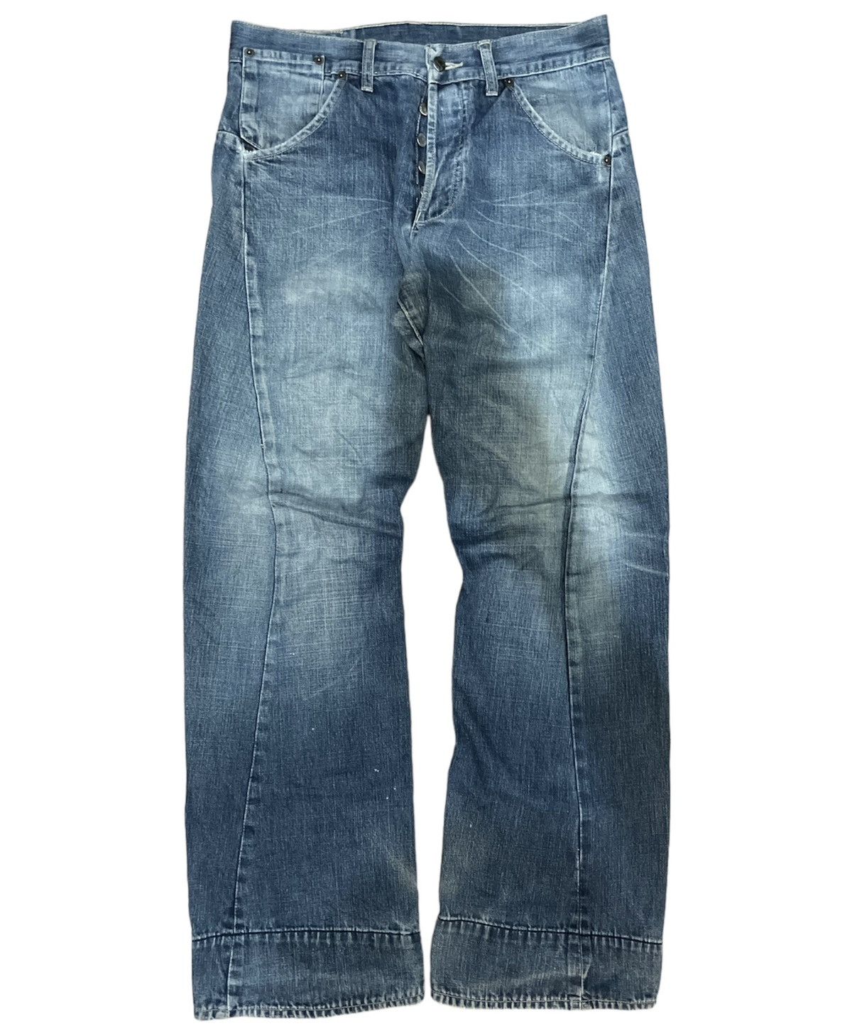 Diesel Vintage Diesel industry Washed blue jeans | Grailed