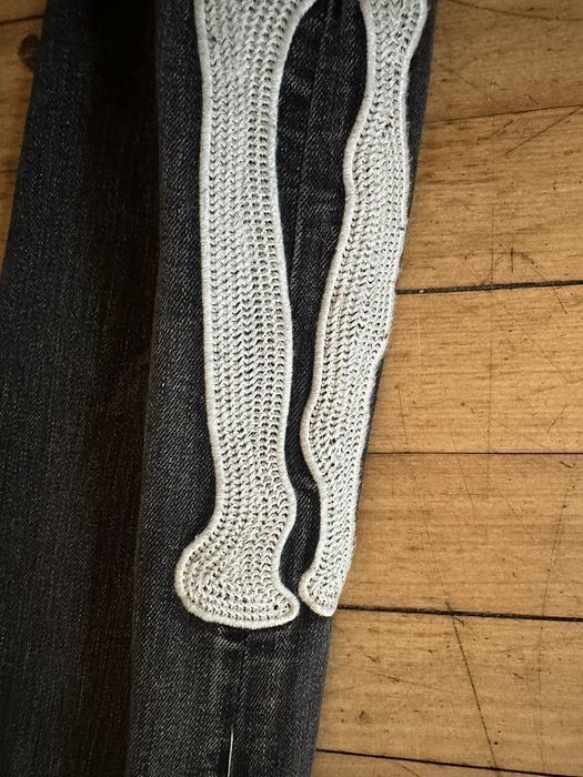 Mnml Amiri Style Skeleton Skinny Jeans Mnml Grailed