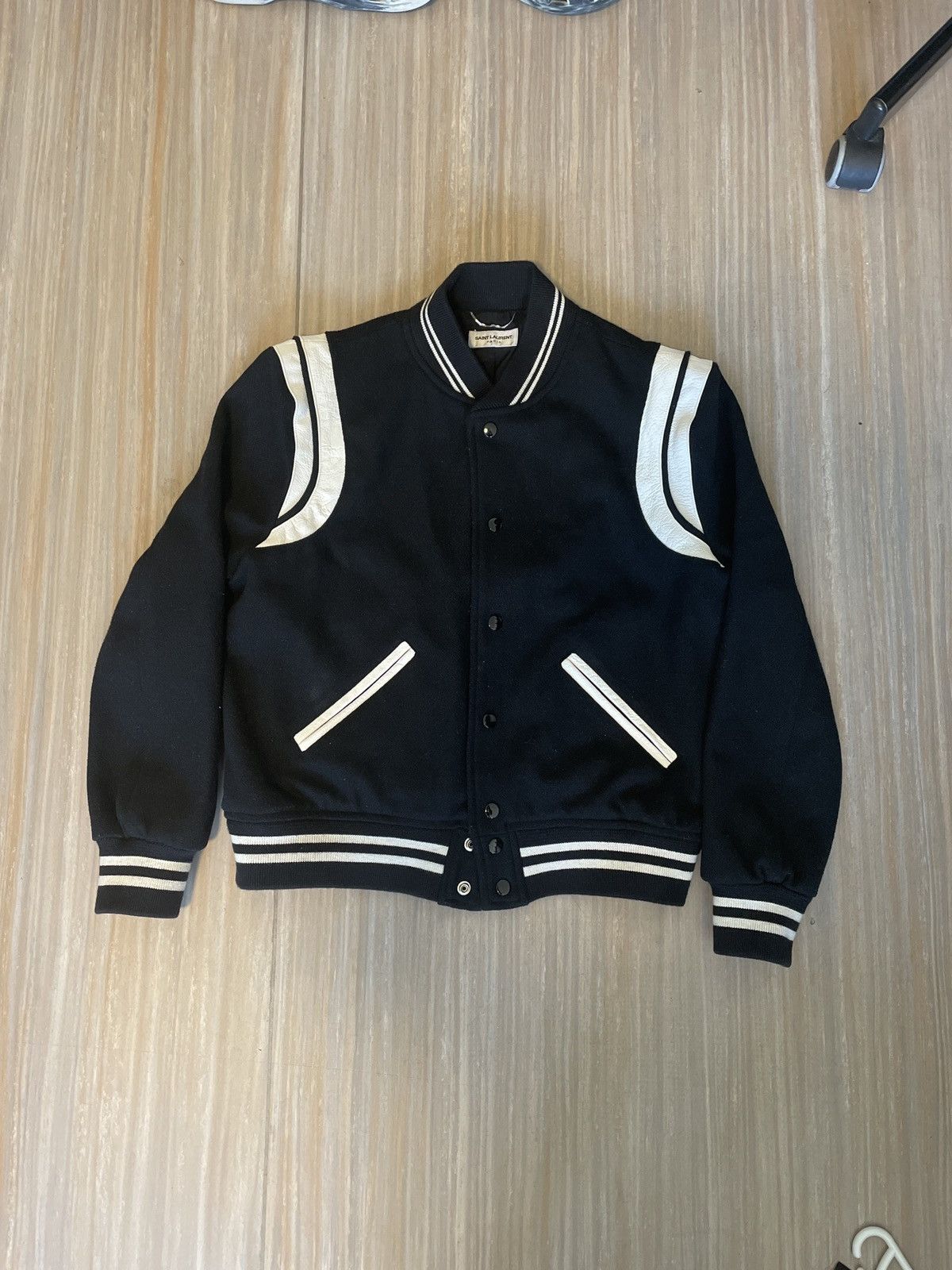 Saint Laurent Paris YSL Teddy Jacket | Grailed