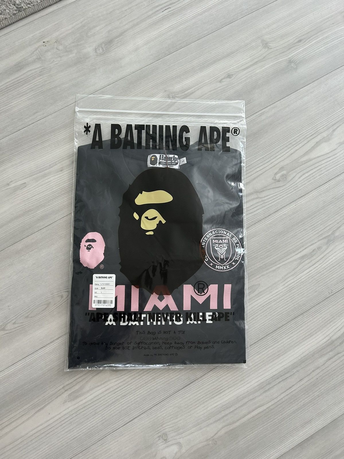 Bape BAPE x INTER MIAMI CF CAMO TEE | Grailed