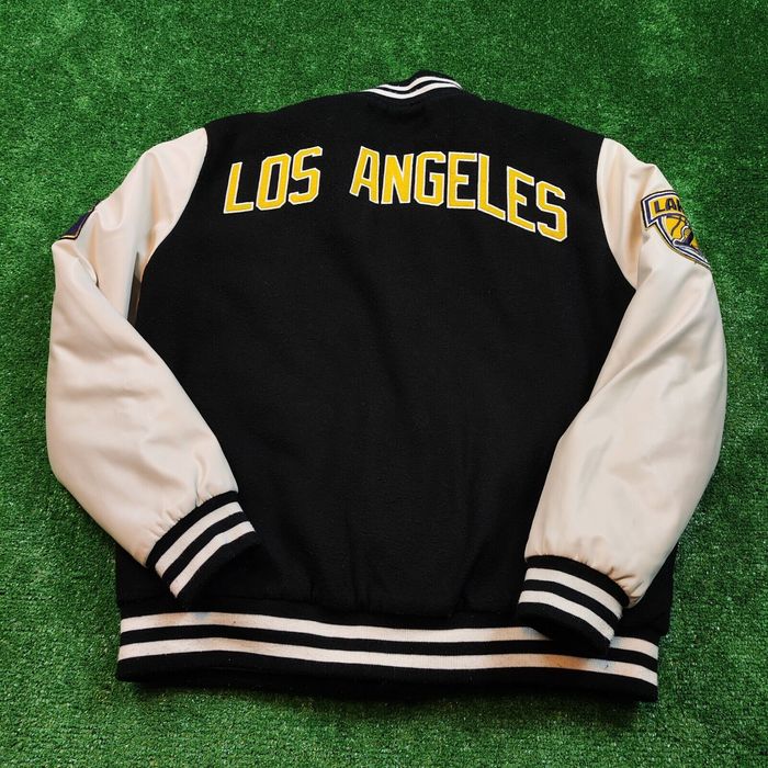NBA NBA x Primark Varsity Jacket Sz Large Los Angeles Lakers | Grailed