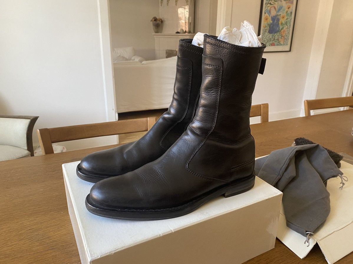 Dior × Hedi Slimane fw04 VICTIM OF THE CRIME biker boots | Grailed