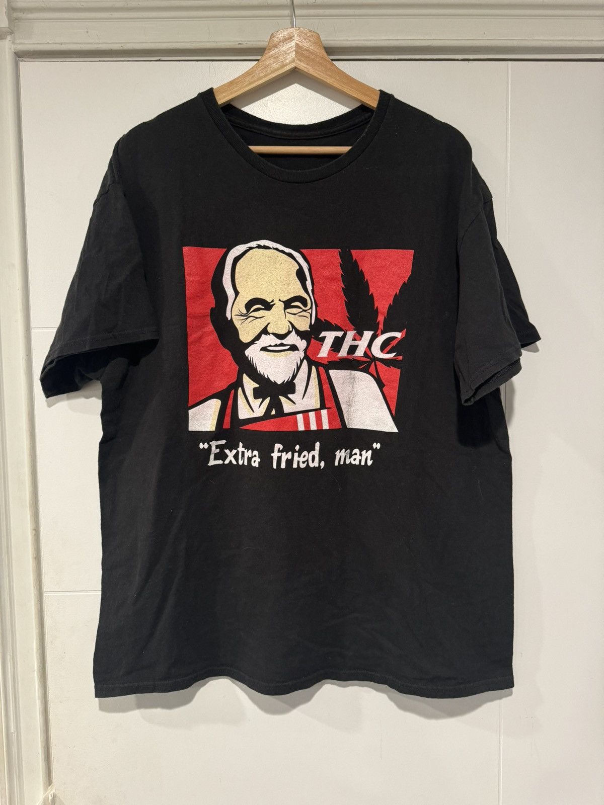 Streetwear × Vintage Vintage KFC “THC” Parody Cheech and Chong TShirt ...