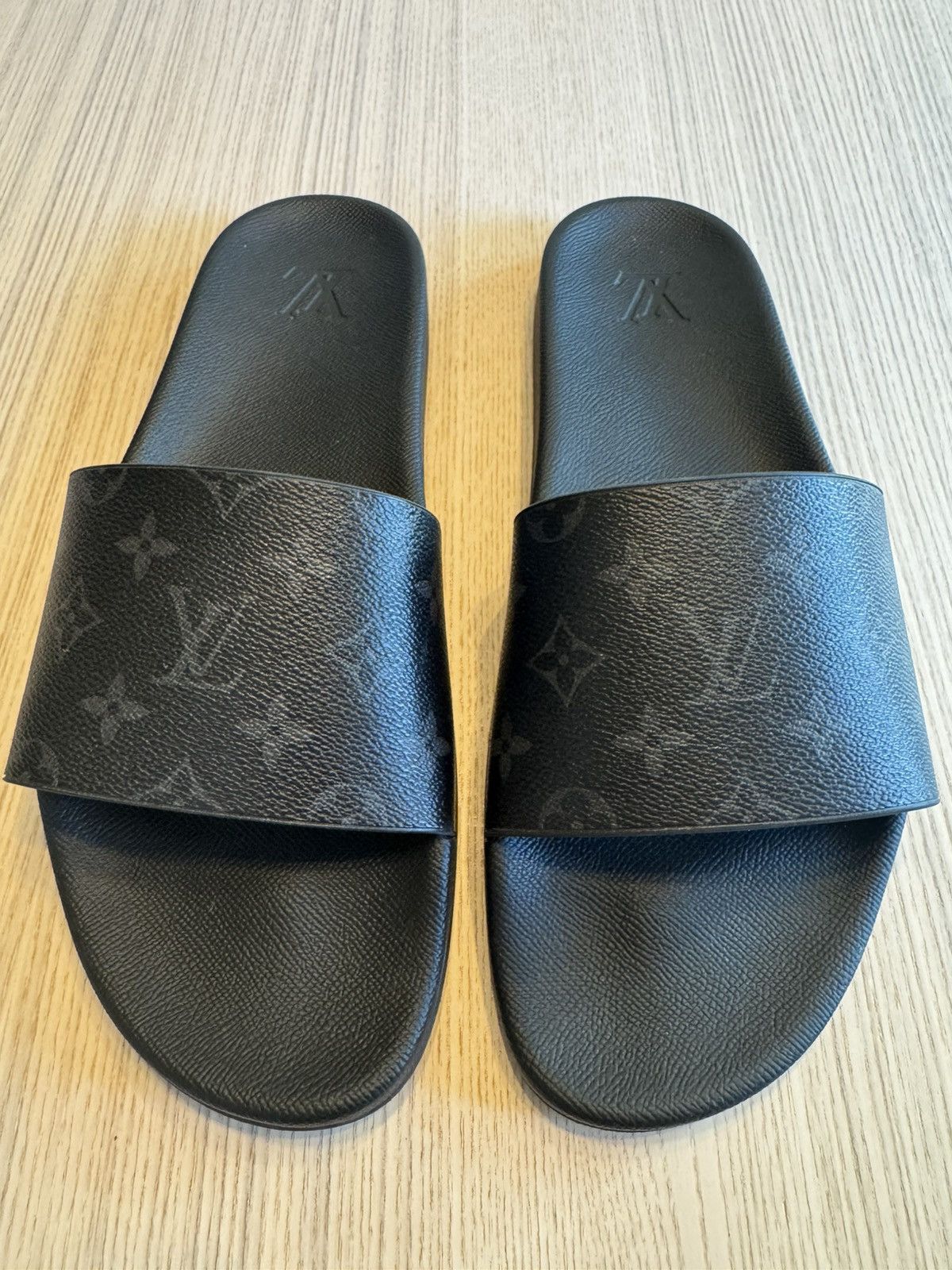 Louis Vuitton Louis Vuitton LV Monogram Rubber Slides | Grailed