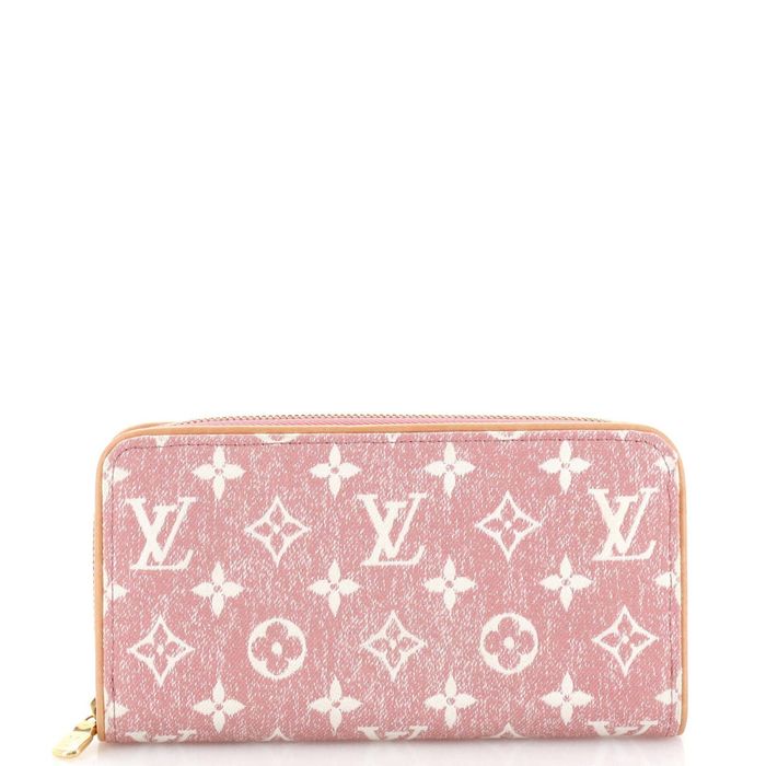 Louis Vuitton Zippy Wallet Monogram Jacquard Denim | Grailed