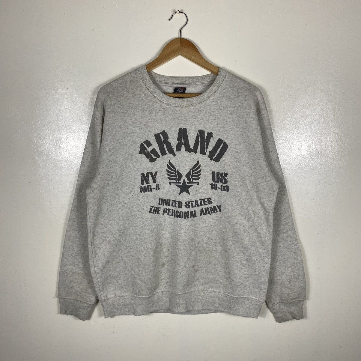 Military × Vintage Grand US The Personal Army Logo Sweatshirt | Grailed