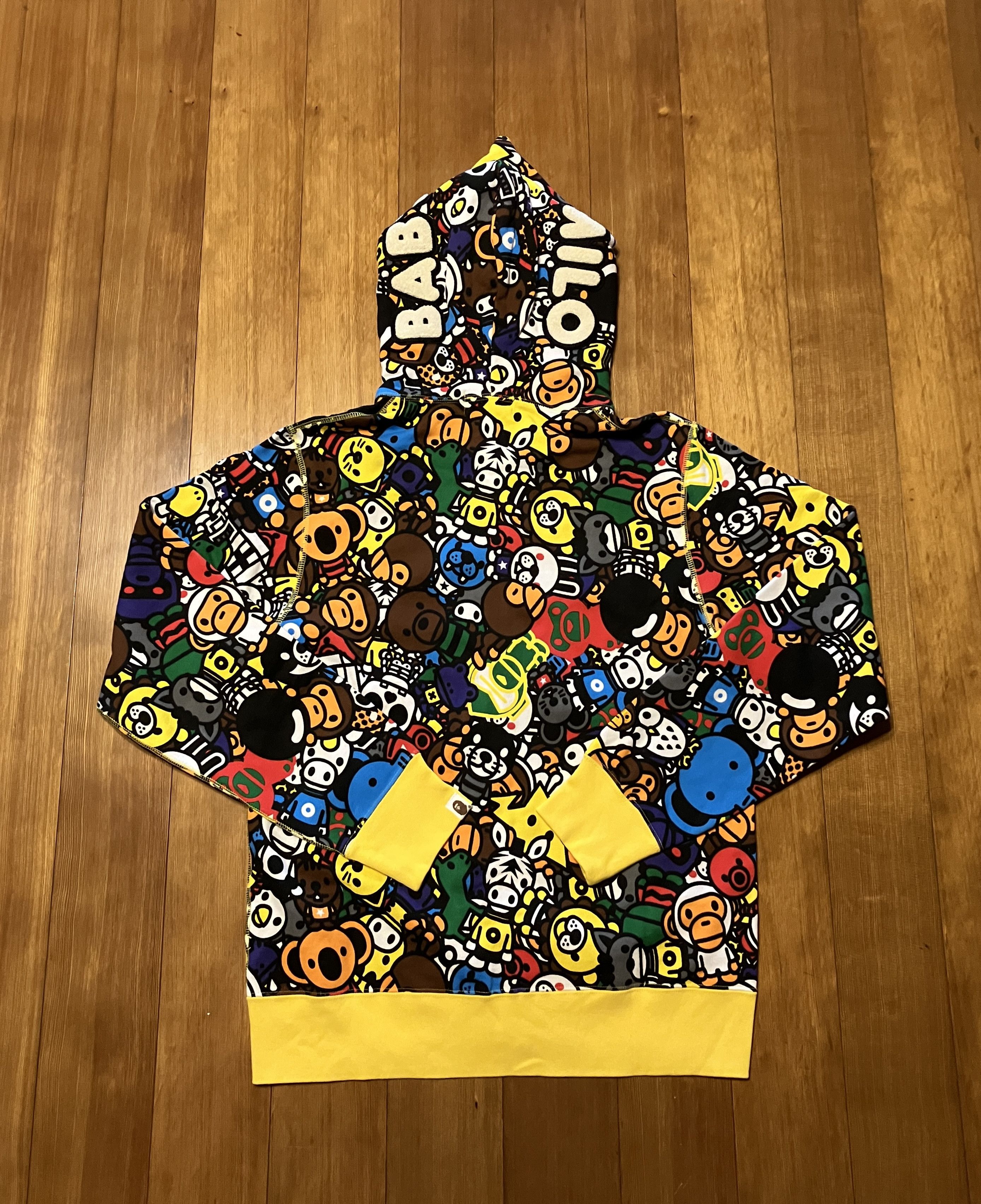 Bape Baby Milo & Friends Full Zip Hoodie | Grailed