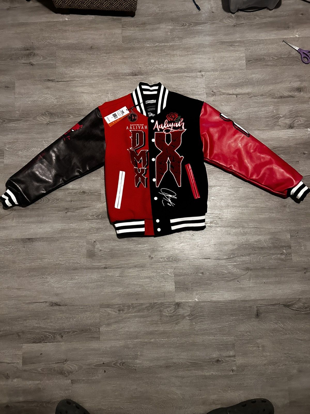 Designer × Streetwear × Varsity Jacket Leather Varsity Jacket ( DMX ...