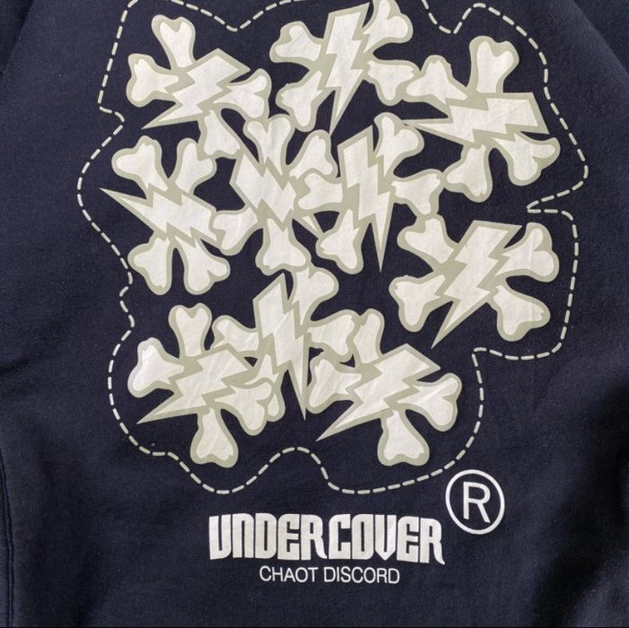 Undercover AW 02-03 Undercover “Chaotic Discord” Hoodie | Grailed