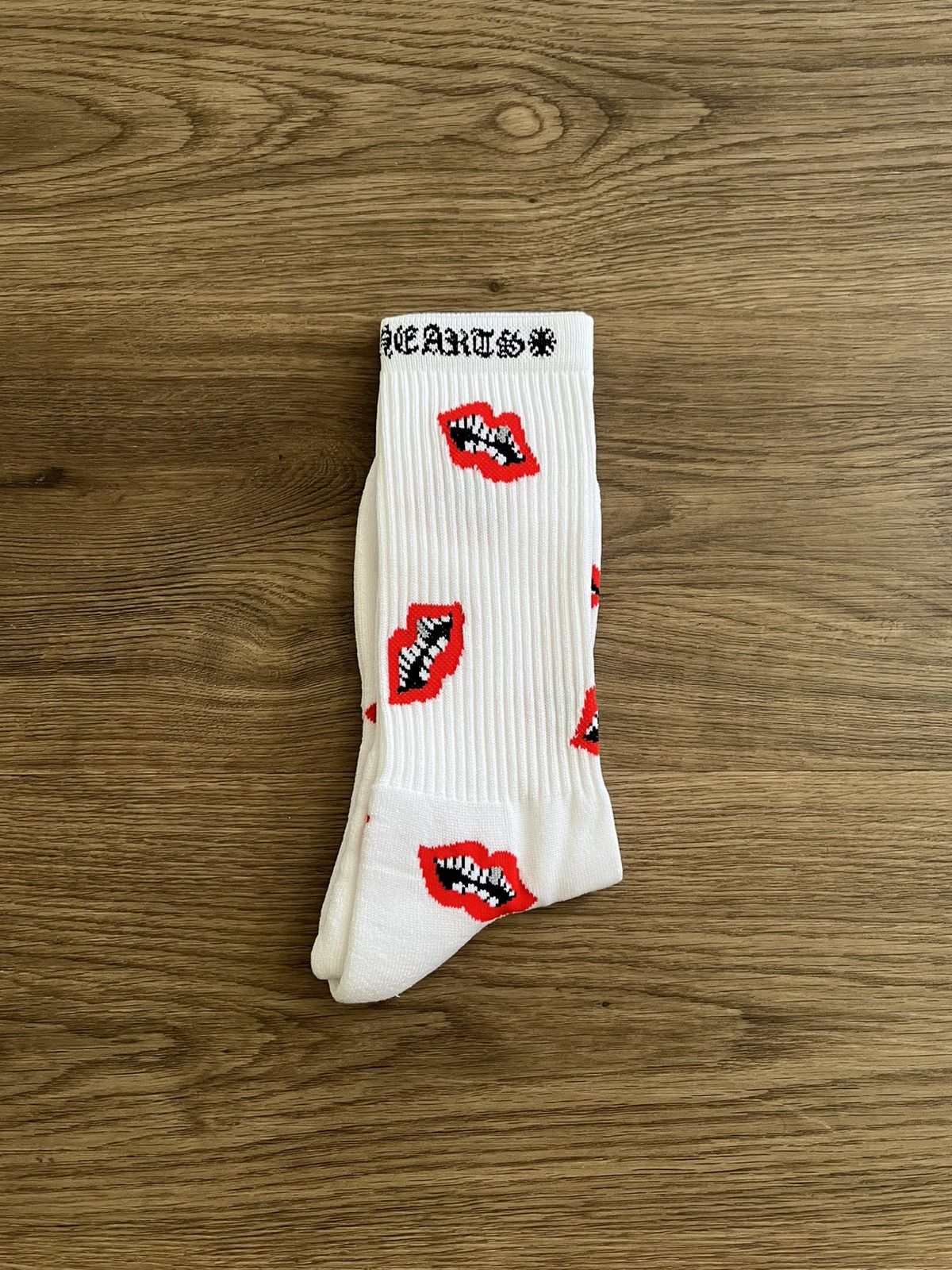 Chrome Hearts Chrome Hearts Matty Boy Chomper Socks White Size M | Grailed