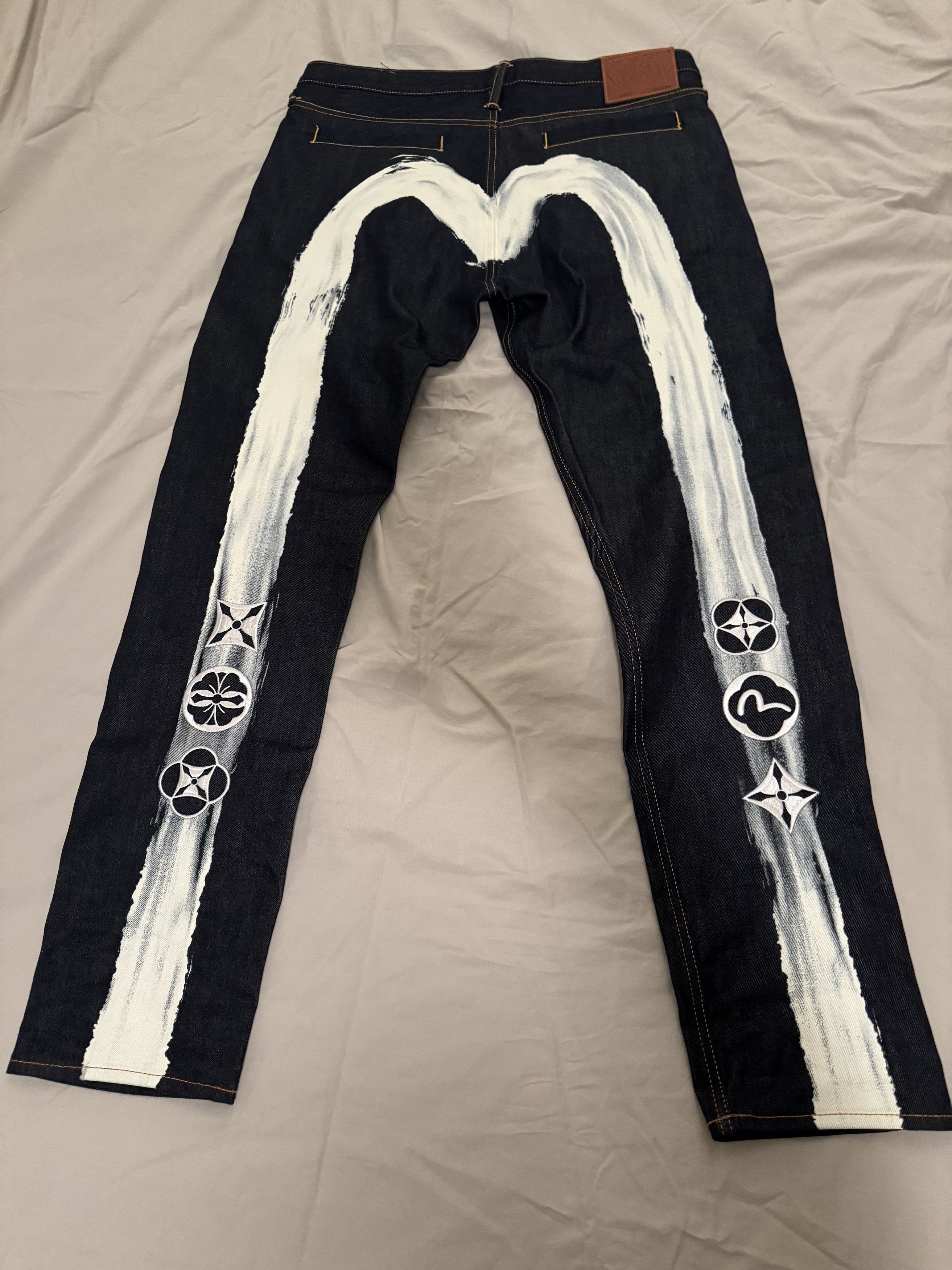 Evisu Evisu Denim Calligraphy Daicock Jeans #2017 | Grailed