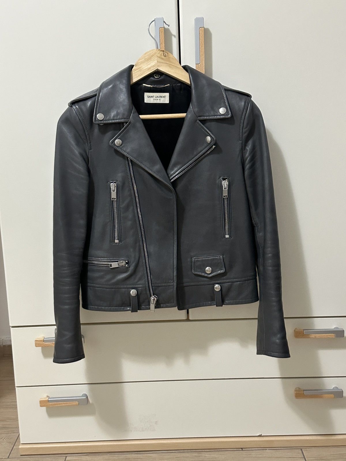 Saint Laurent Paris Saint Laurent L01 Biker by Hedi Slimane | Grailed