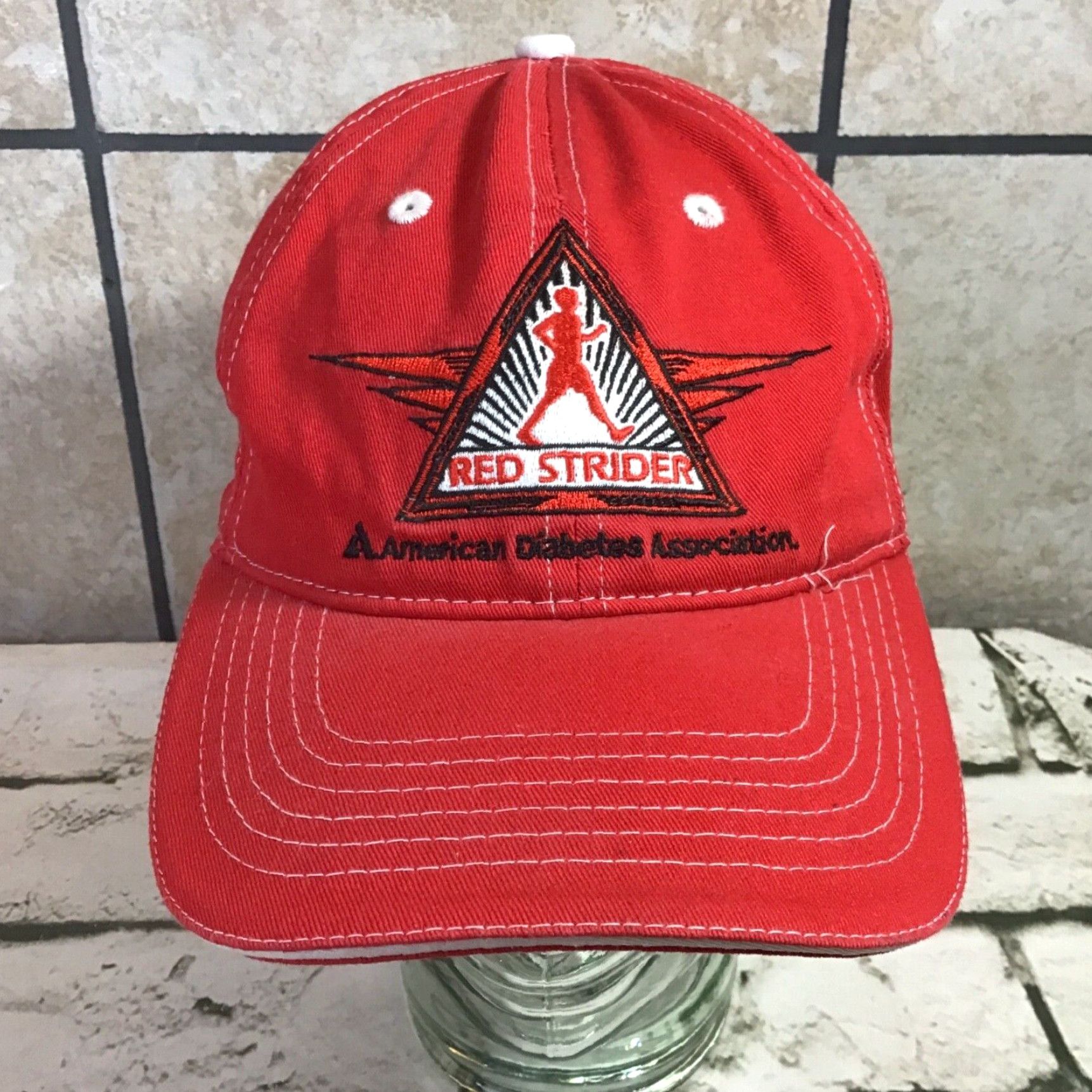 Vintage Mens American Heart Association Baseball Cap Adjustable Red ...