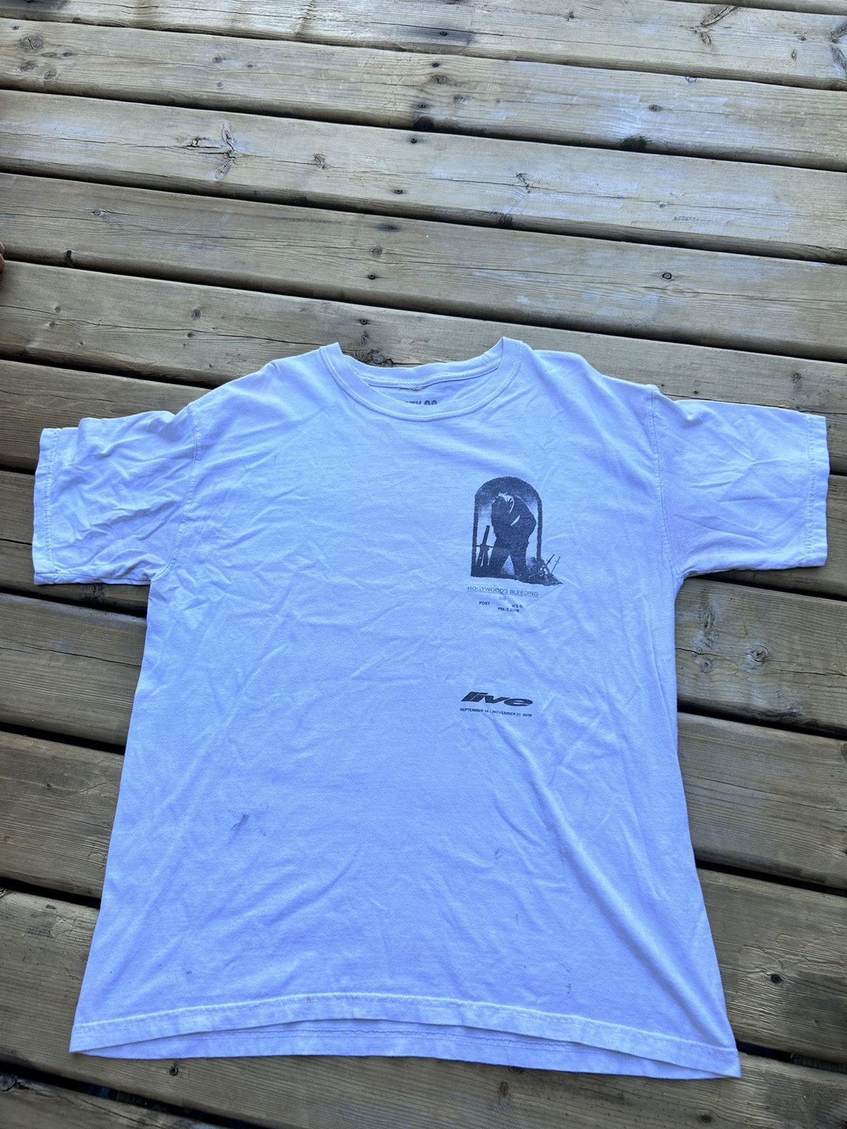 Post Malone Tour Tee Post Malone 2019 Tour Merch T-Shirt Hollywood's ...