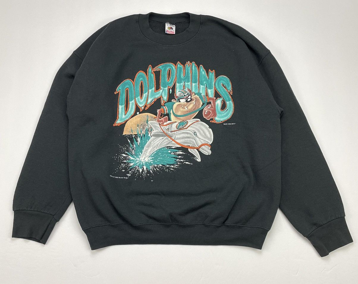 NFL × Vintage × Warner Bros Vintage 1993 Tazmanian Devil Miami Dolphins ...