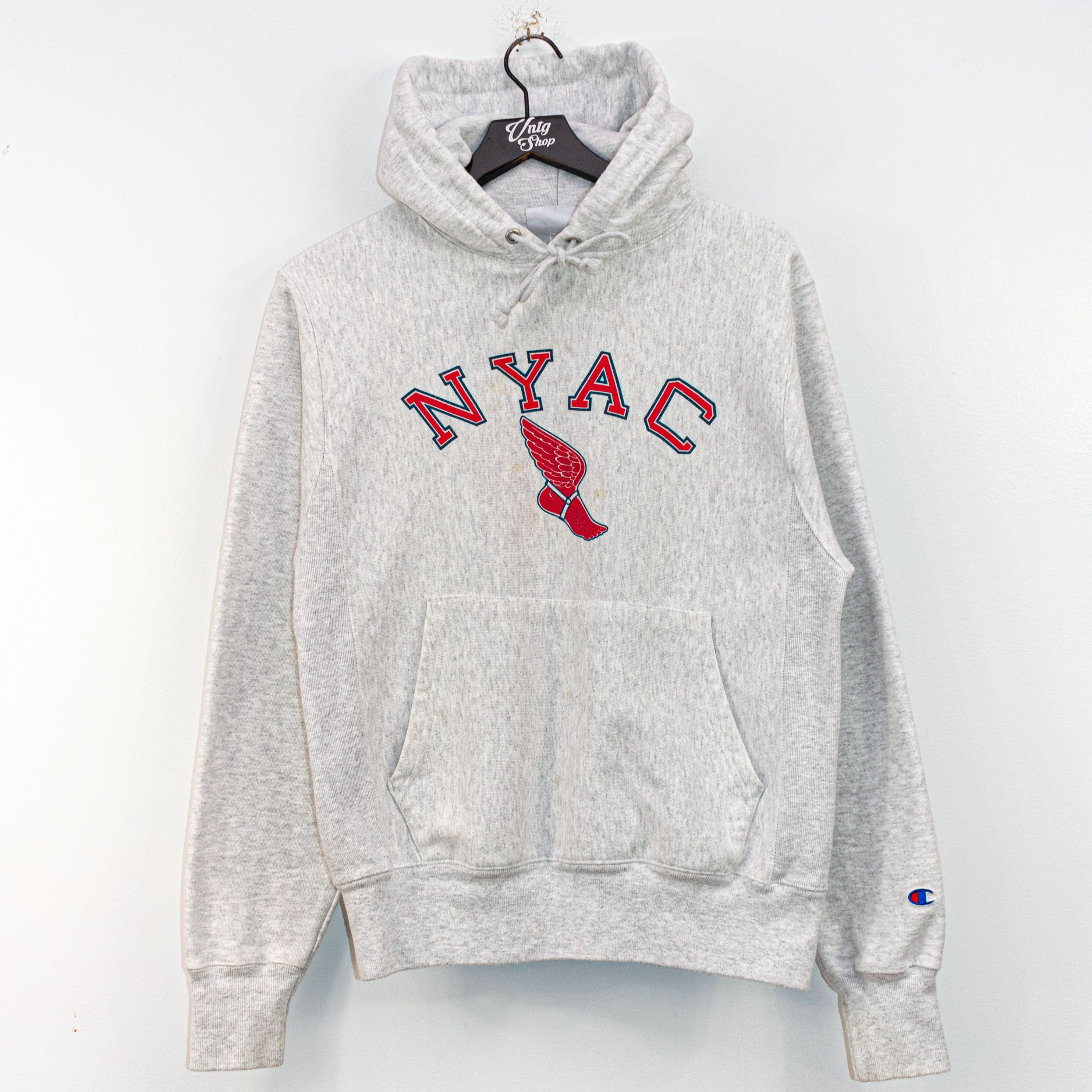 Vintage Champion Reverse Weave NYAC New York Athletic Club Hoodie | Grailed